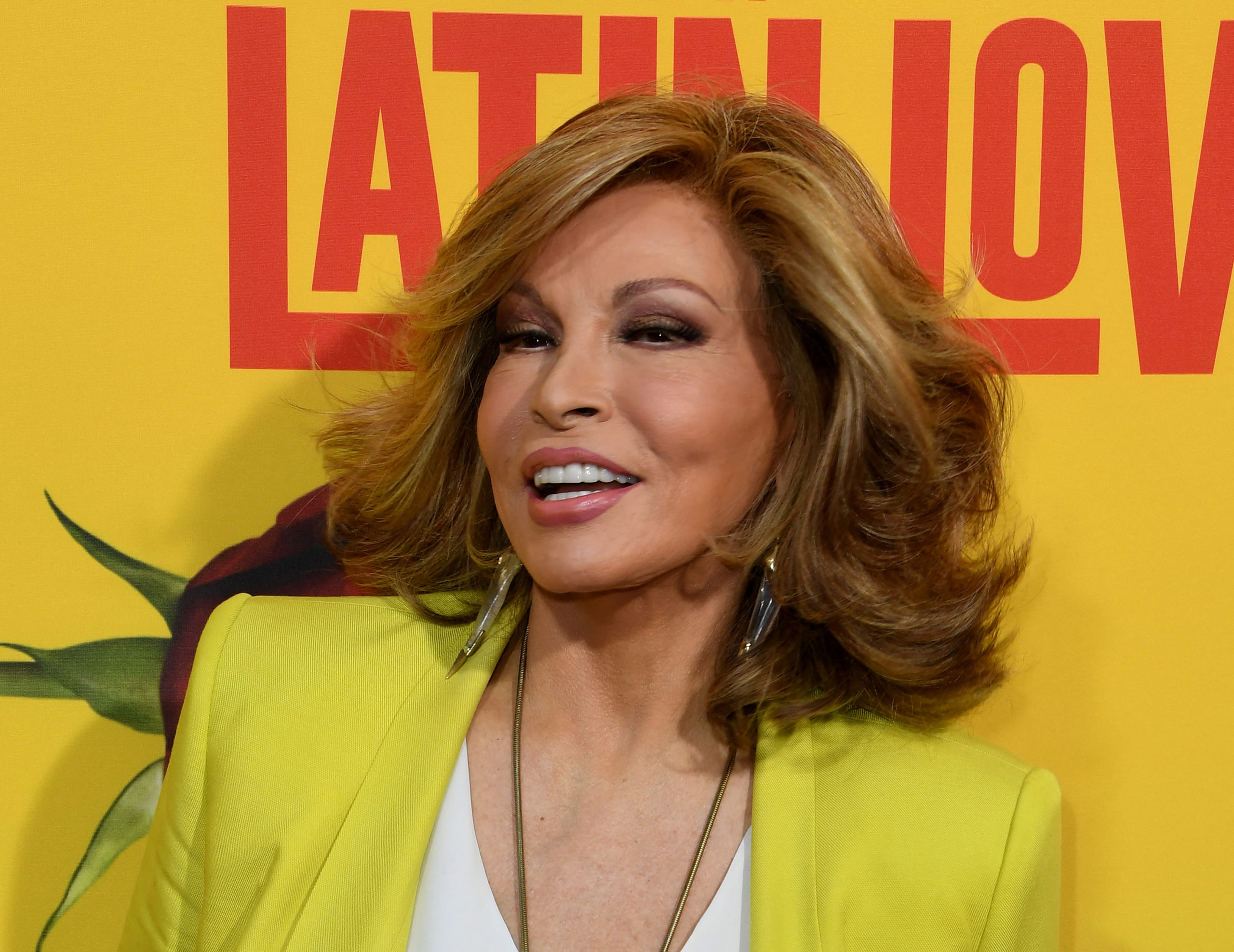 Raquel Welch Anois Actress Raquel Welch World Premiere Los Stock Photo