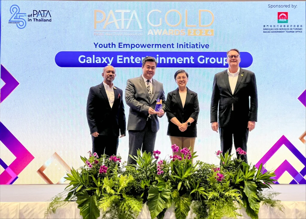 Galaxy Entertainment Group Wins PATA Gold Award for Youth Development Program