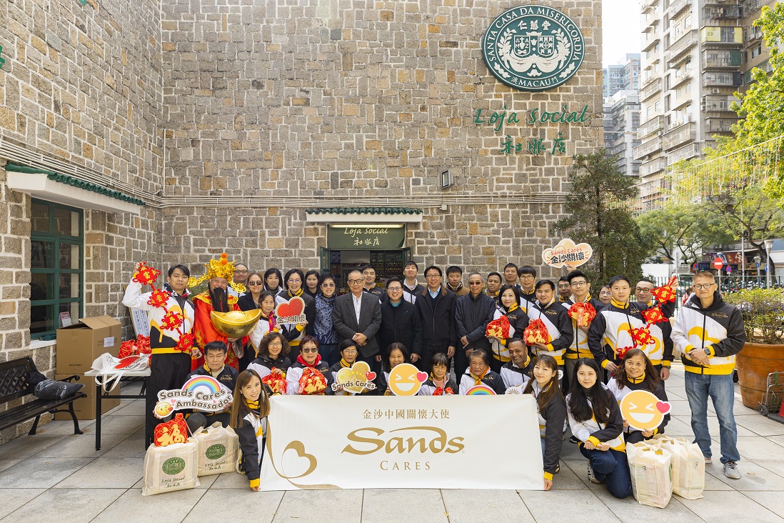Sands China Supports Macau Holy House of Mercy’s Welfare Shop for 13th Straight Year ...
