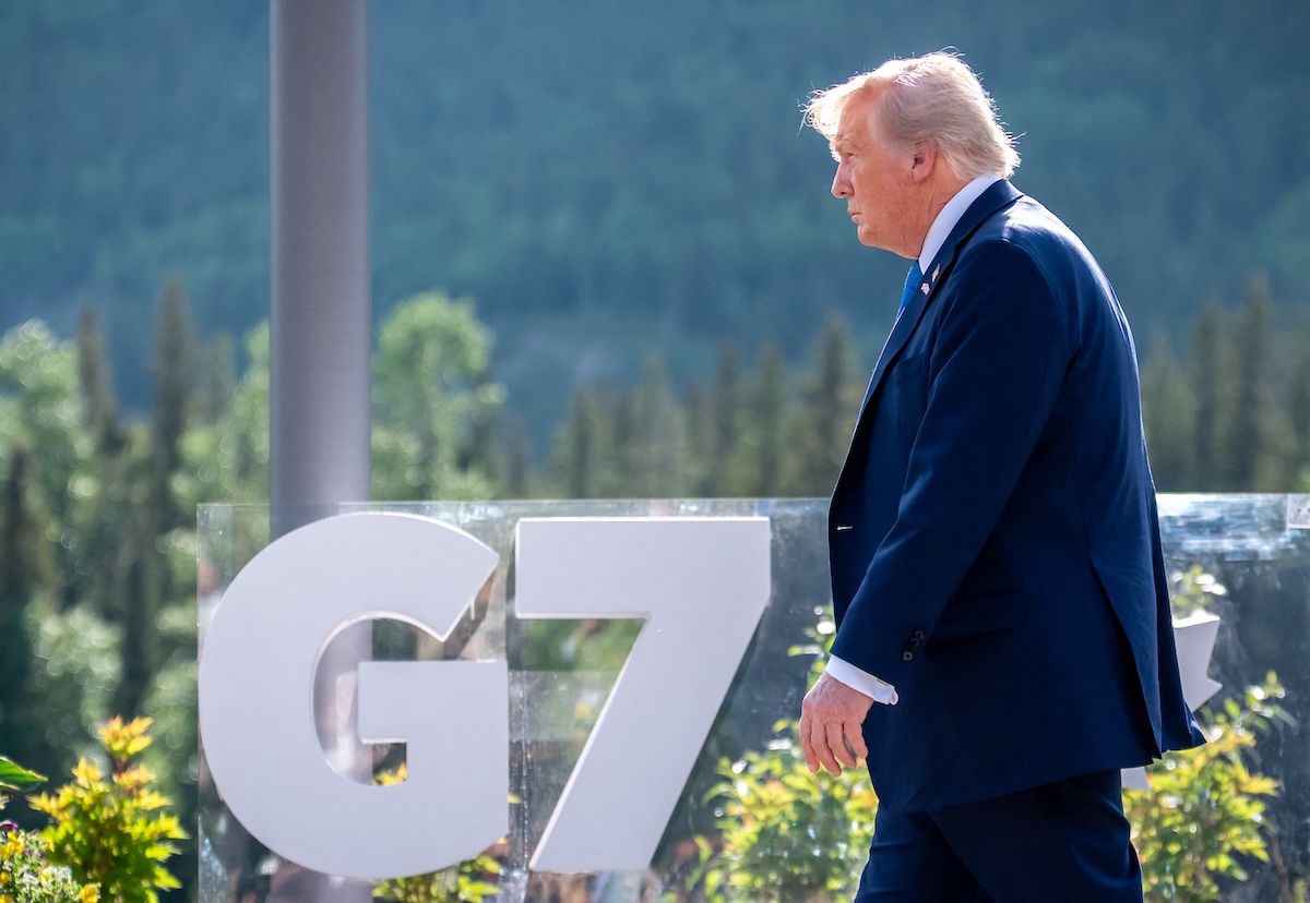 G7 leaders urge Trump to ease off trade war