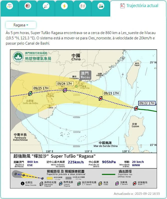 Residentes de Macau enchem supermercados antes do tufão Ragasa ...
