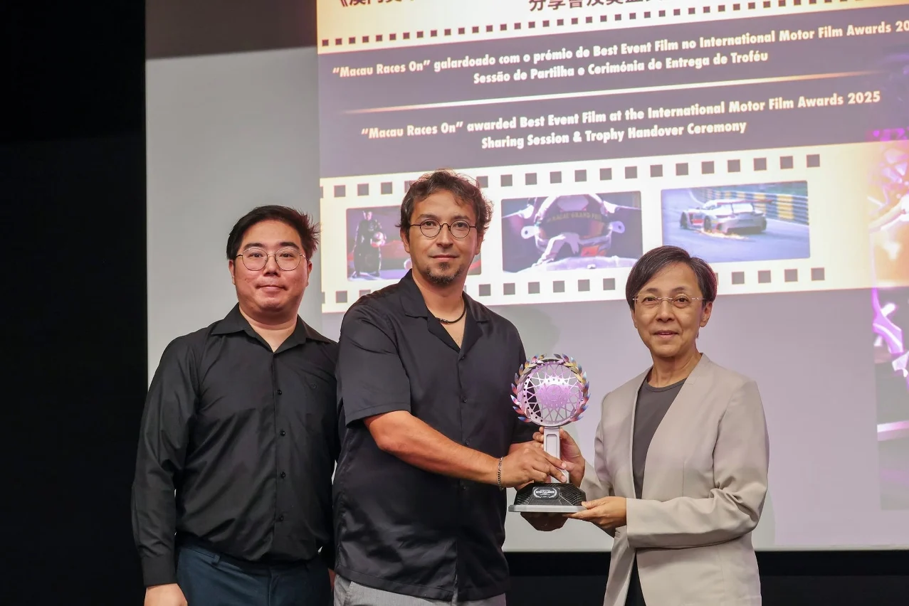 Produção da DST “Macau Races On” distinguida com “Best Event Film” nos ...